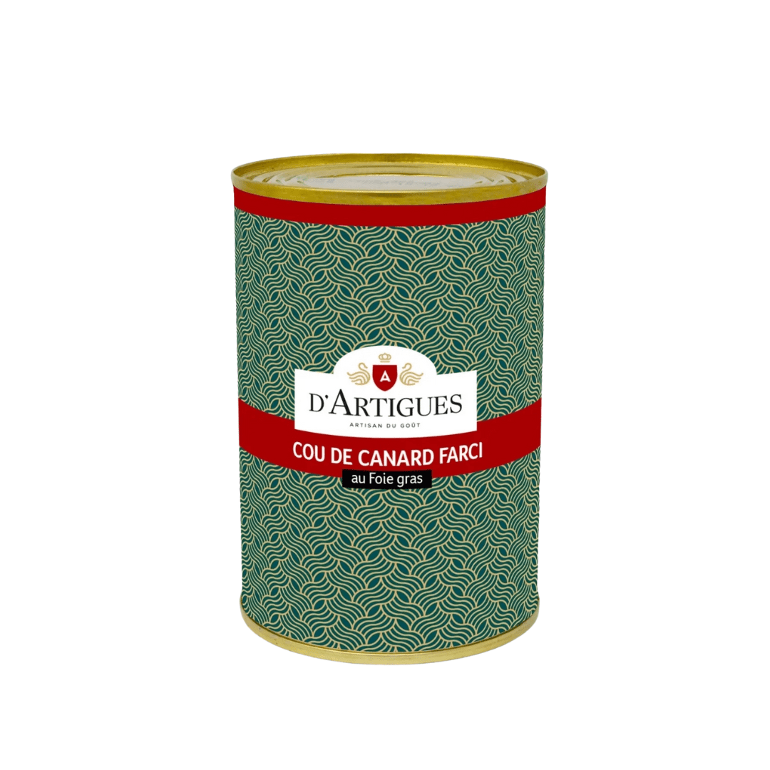 Cou de canard farci au Foie gras