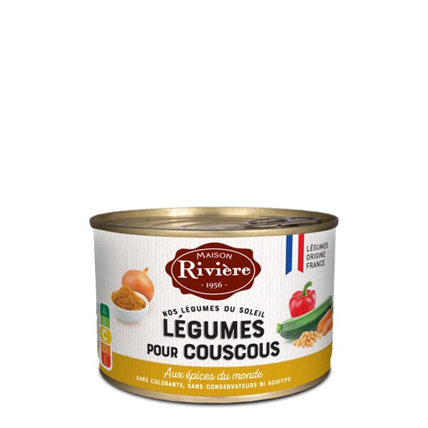 Légumes pour couscous en conserve - Maison Riviere - 350g/750g