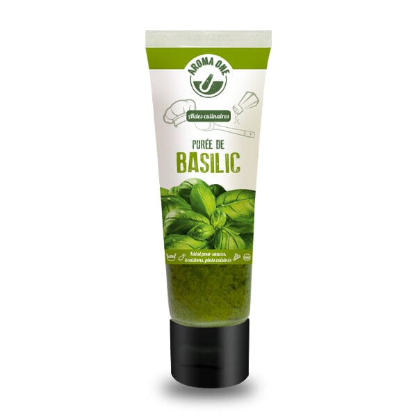 Purée de Basilic - Aroma One - En tube de 80 g - Vente en Ligne