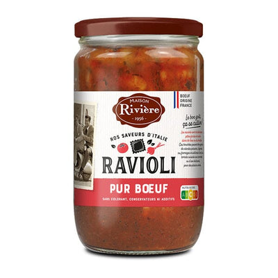 Ravioli Bolognaise - Maison Riviere - Conserve de 400 g / 800 g - Vente ...
